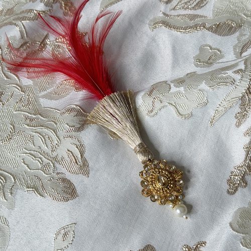 Small Gold Design Kalgi - VIYAAH